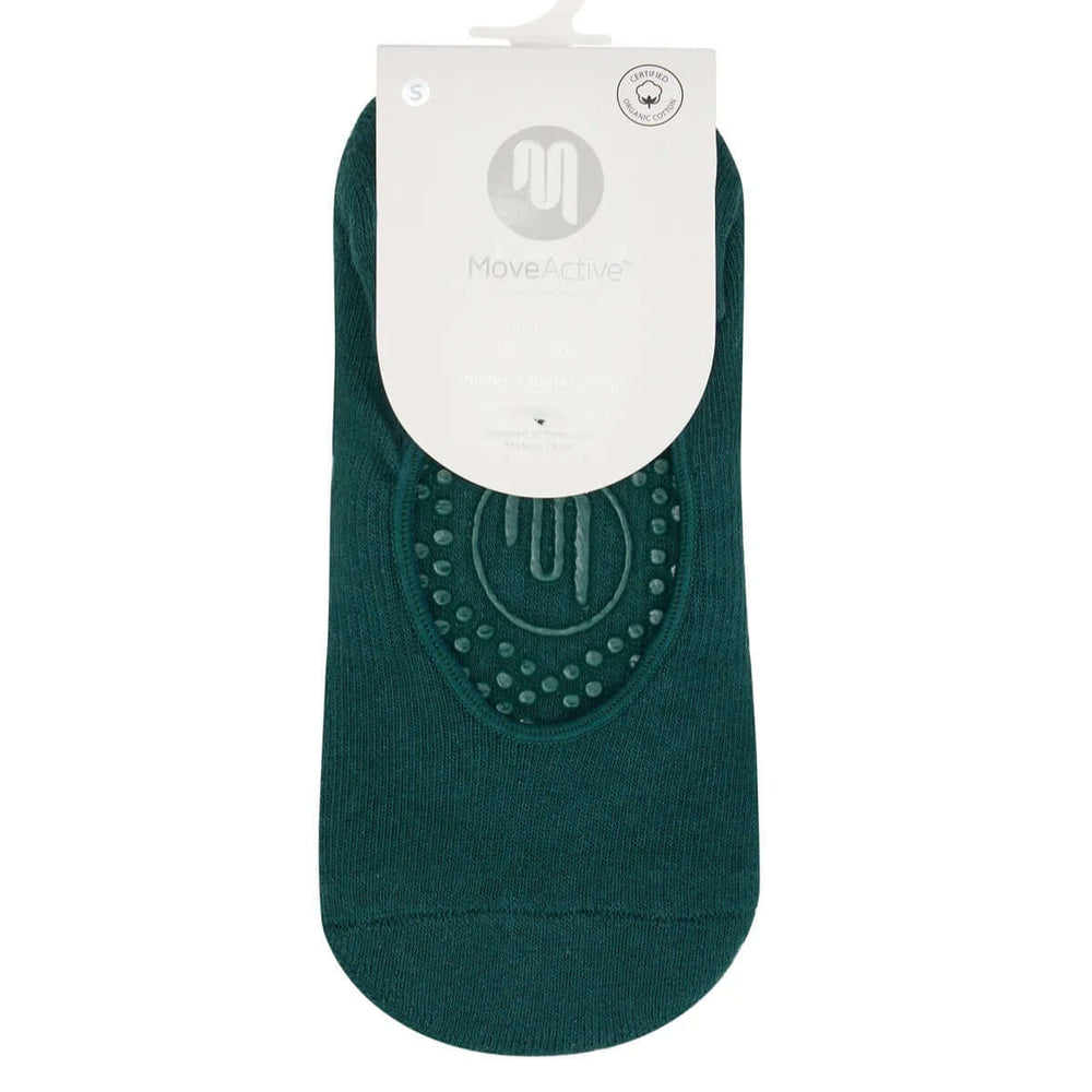 MoveActive Ballet Grip Socks - Forest Green